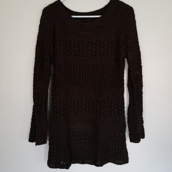 BCBGMaxAzria | Sweaters | Bcbg Maxazira Black Sweater Large | Poshmark
